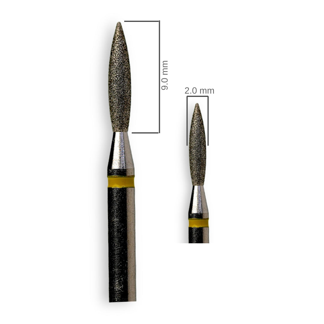 BROCA FLAMA BANDA AMARILLA 9.0/2.0